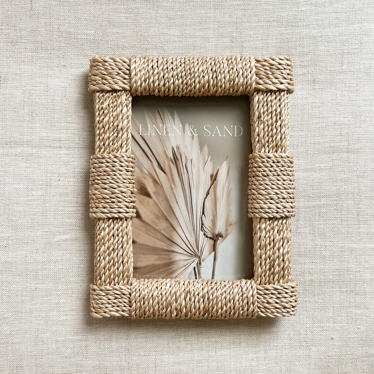 Abaca Rope Frame– LINEN & SAND